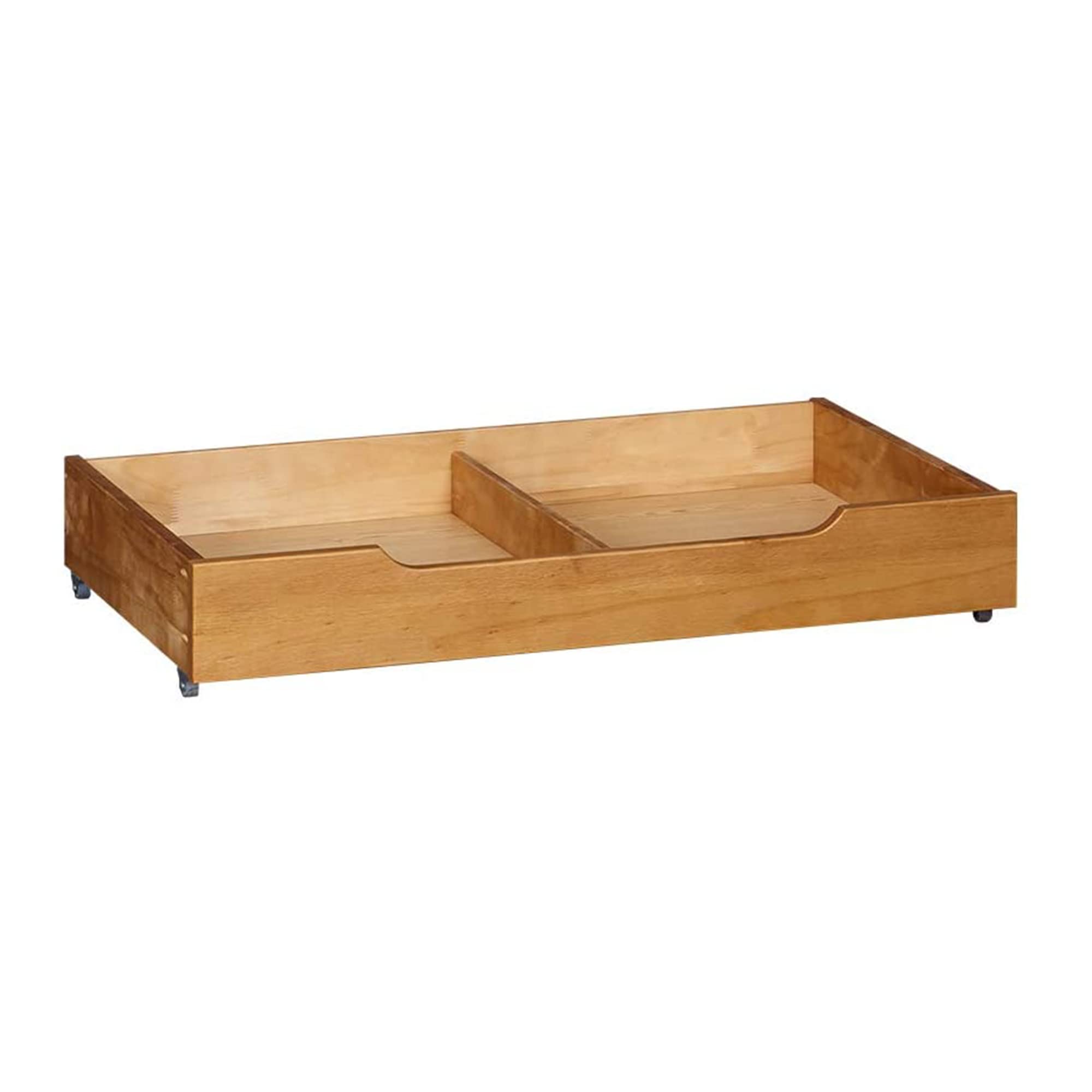 Under Bed Storage Drawer Solid Wood Construction with 4 Wheels ...