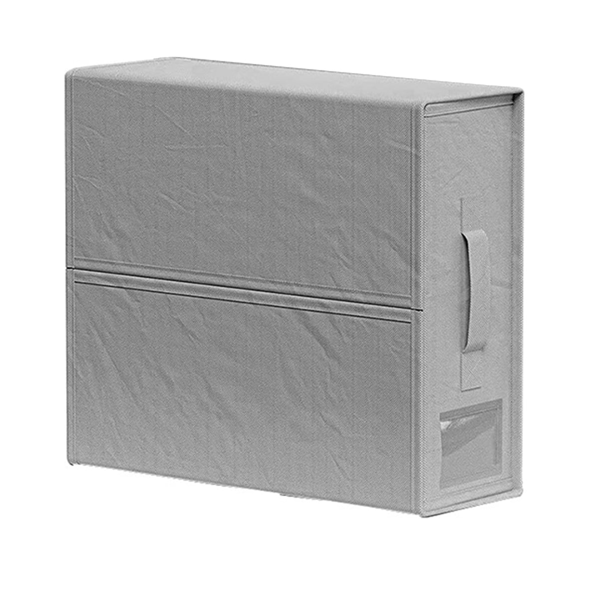 Bed Storage,Gray Bed Sheet Storage Box Collapsible Bed Sheet Organizer ...