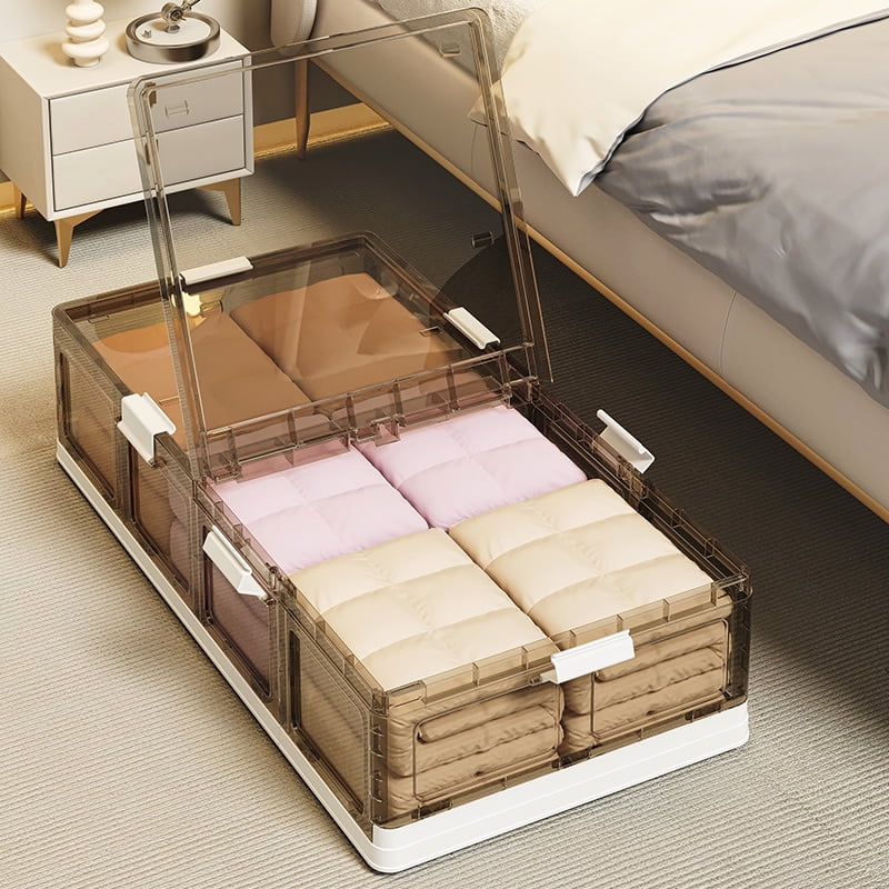Under Bed Storage with Wheels - Under Bed Storage Bins for Clothes ...