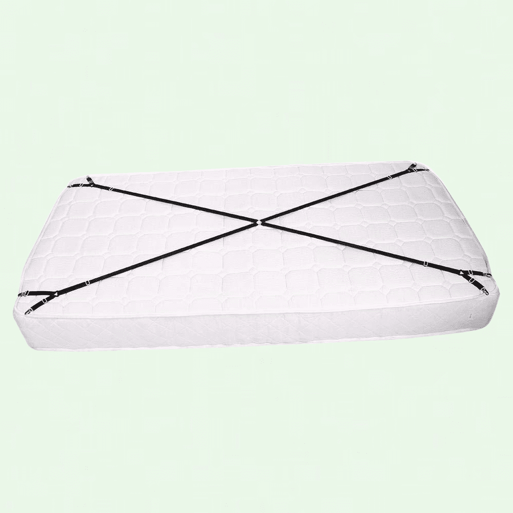 Bed Straps with Gripper Fasteners, Adjustable Triangular Nylon Straps ...