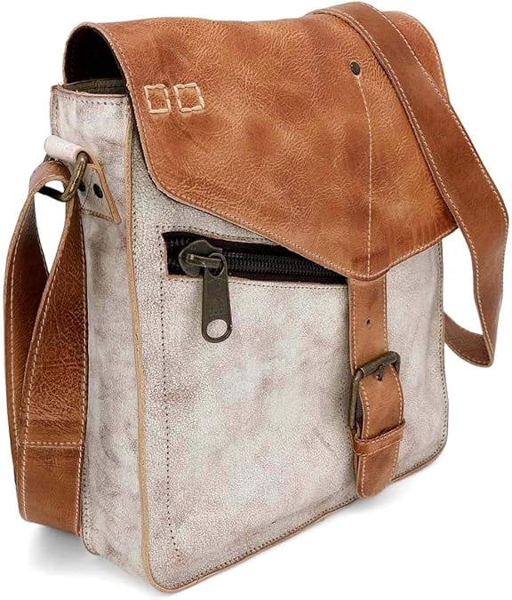 Bed Stu Venice Beach Shoulder Bag (Nectar Lux Tan Rustic, One Size ...
