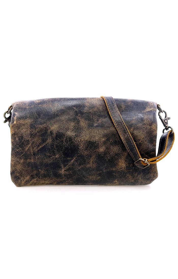 Bed|Stu Women’s Cadence Leather Wallet, Crossbody or Clutch (Black Lux ...