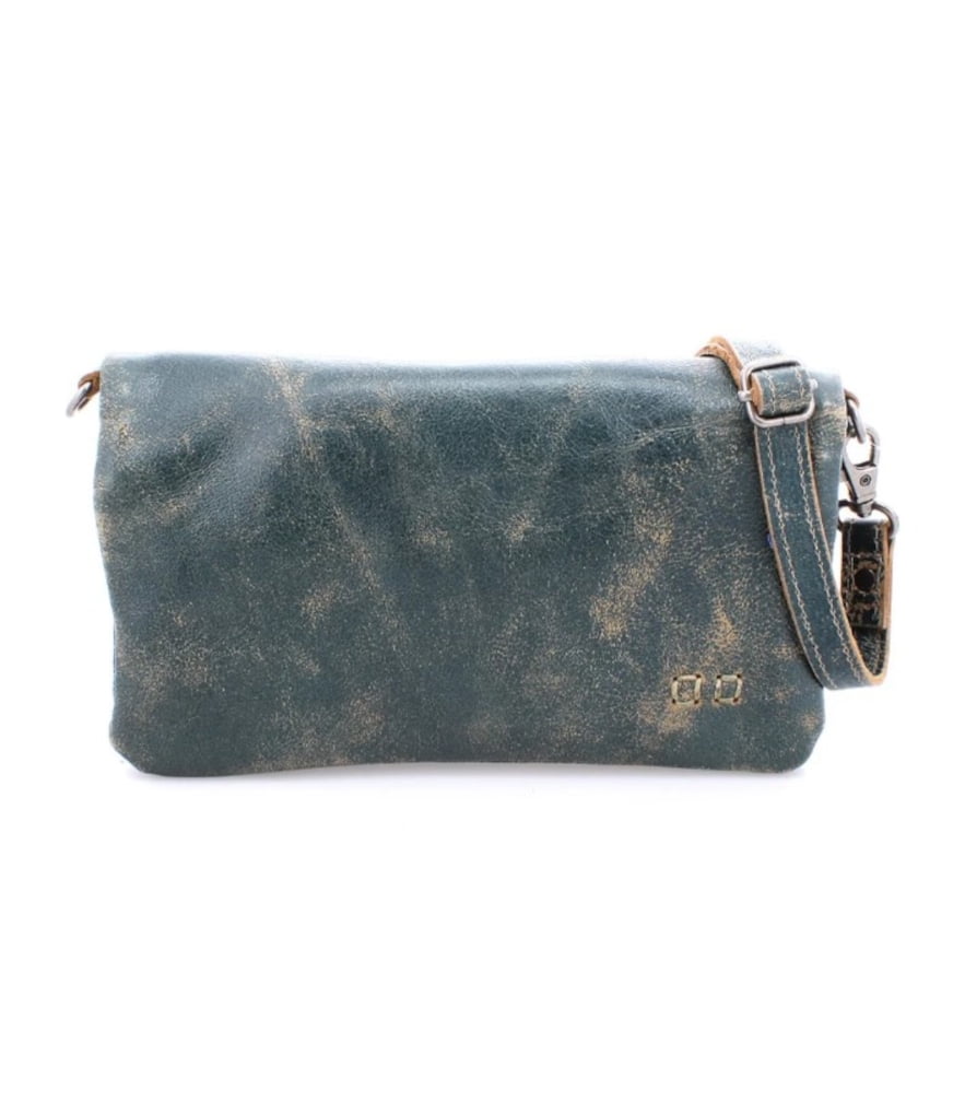 Bed|Stu Women’s Cadence Leather Wallet, Crossbody or Clutch (Dark Teal ...