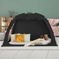 Bed Tent Full Size Bed Canopy, Light Reducing Sleeping Tent Lightweight ...