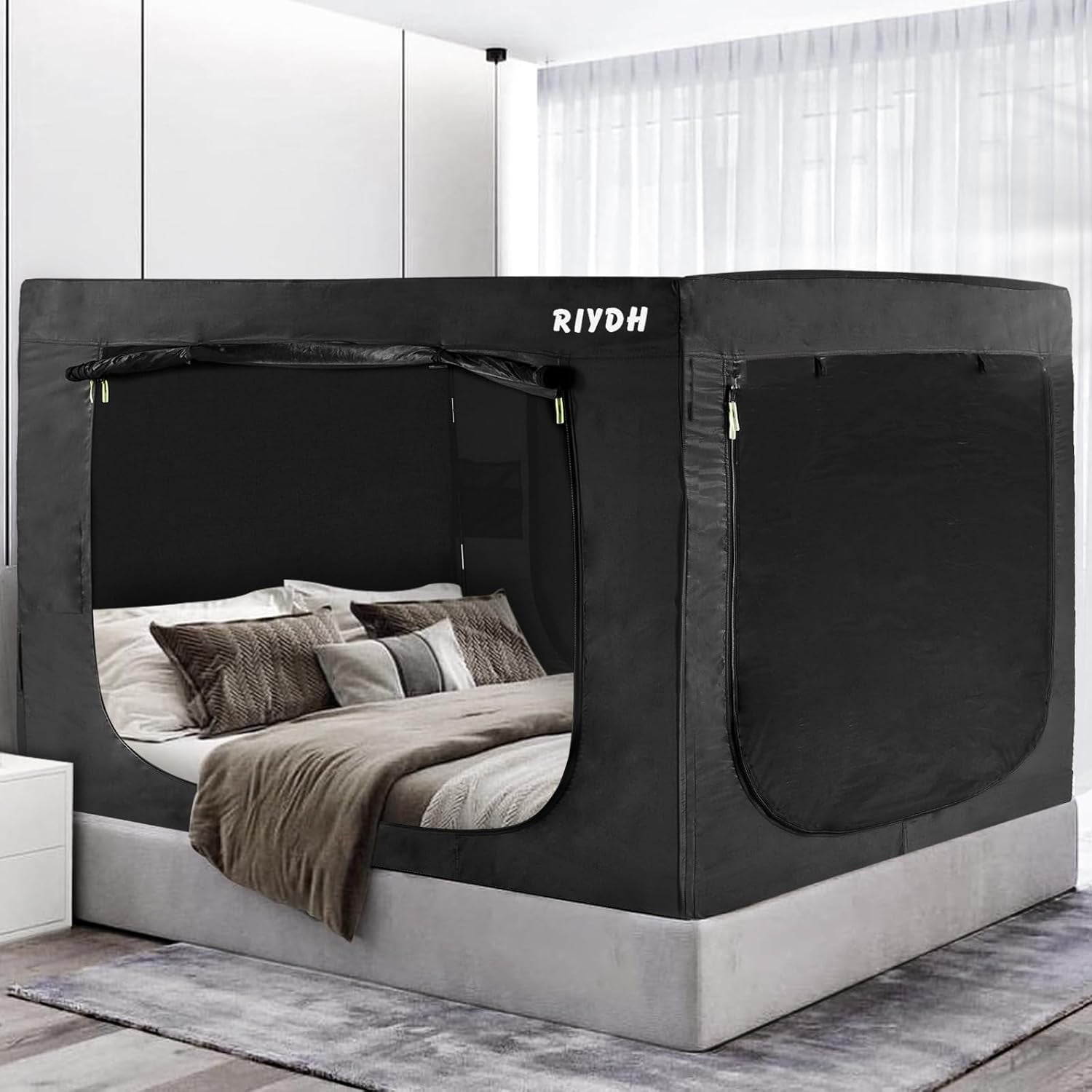 Bed Tent - Portable Dream Tent for Adult with 70% Blackout, Indoor ...