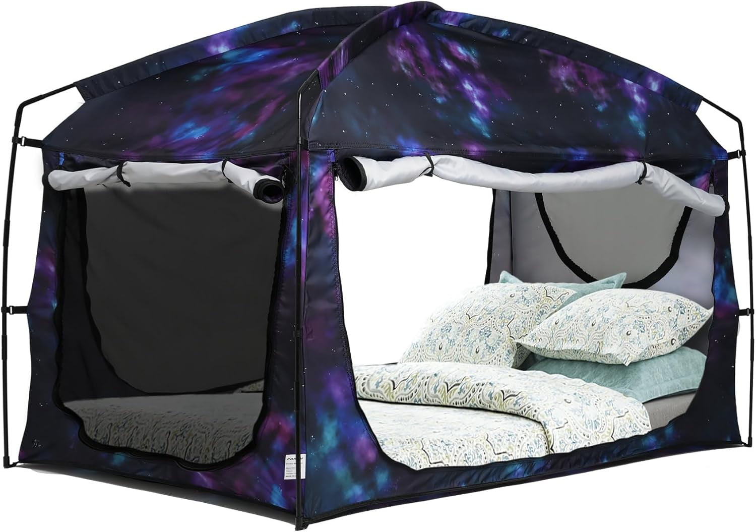 Bed Tent,Portable Privacy Sleeping Bed Canopy,out 90% Drapes for Kids ...