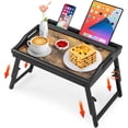 Bed Tray Table Breakfast Trays Serving Tray Bamboo Bed Laptap Floding ...