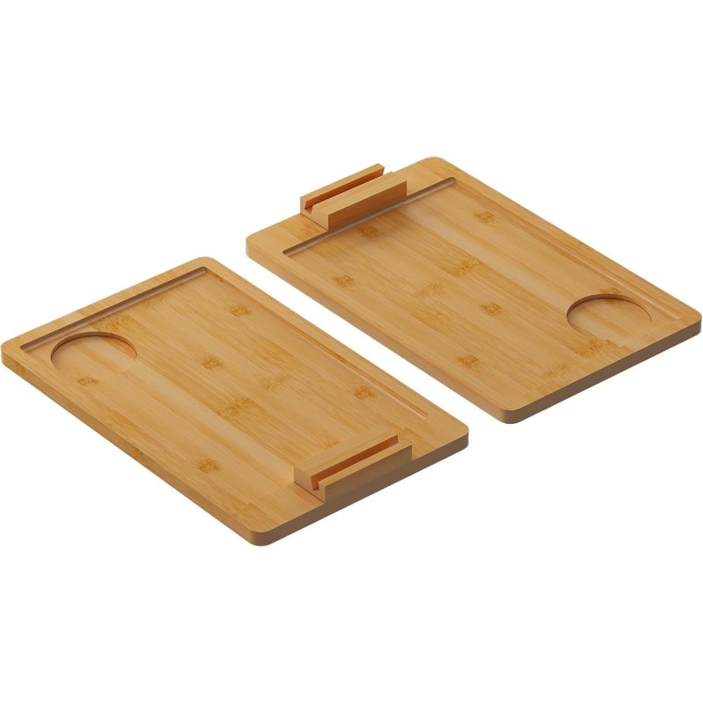 Bed Tray Table with Handles Folding Legs, Bamboo Breakfast Food Tray ...