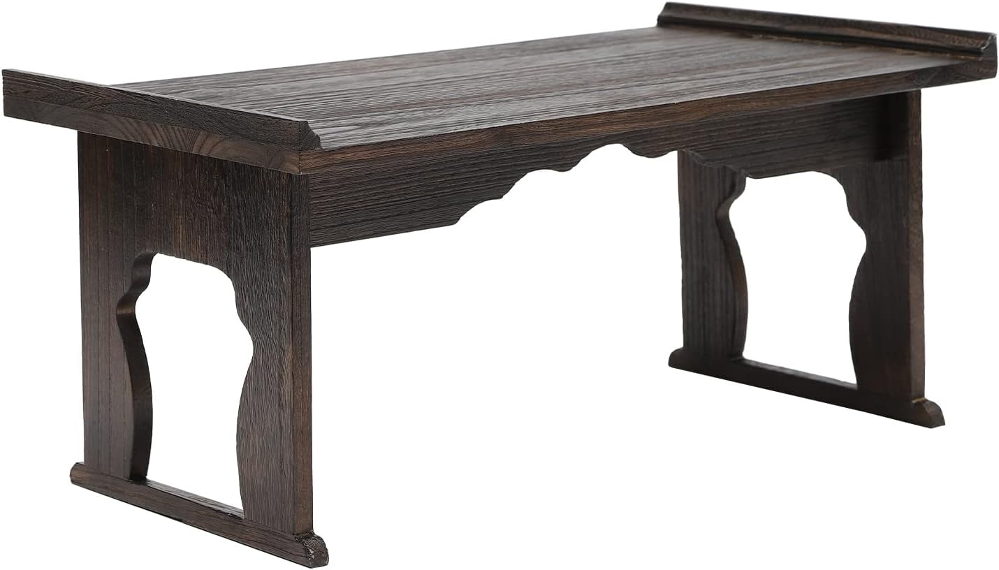 Bed Tray Table with Folding Legs, Antique Meditation Altar, Japaness ...