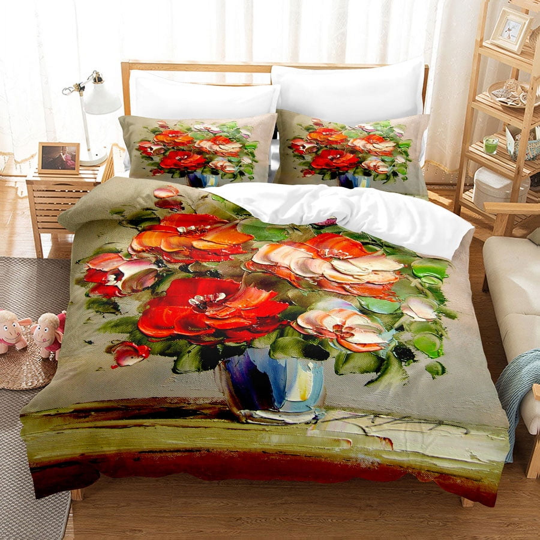 Bed Twin Single Pillowcase Print 3D Size Full King Linens Case Quilt Set Bedding Cover Duvet ...