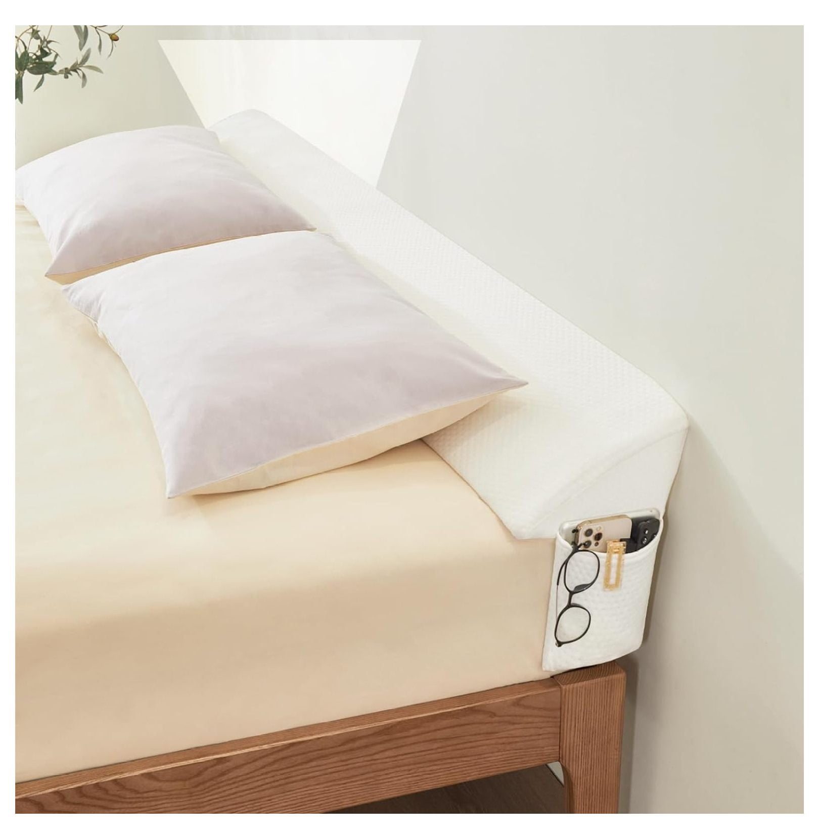 Bed Wedge Filler King (76"x 8"x 6") Wedge Pillow for Headboard 0-8 ...