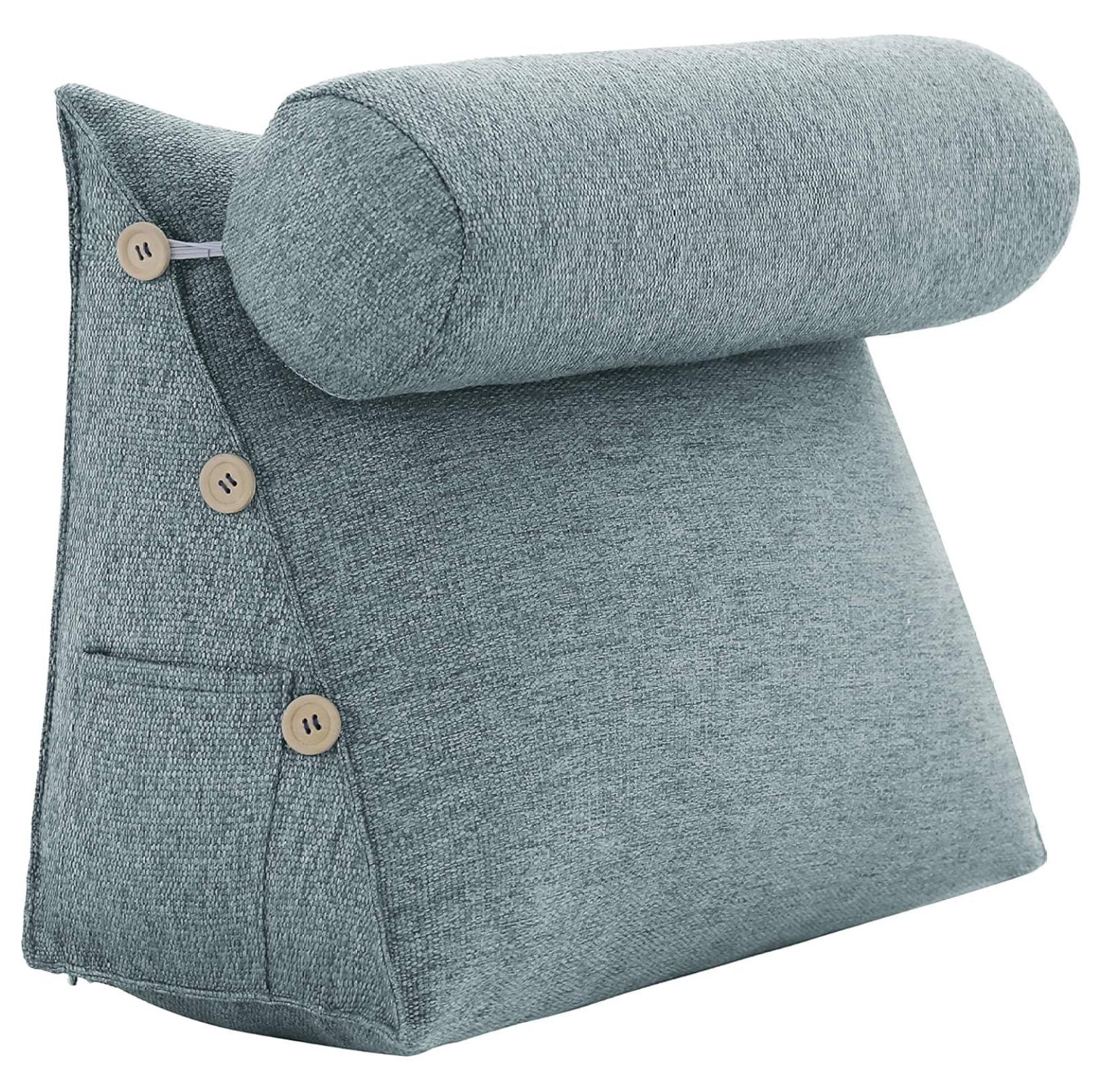 Bed Wedge Pillow Adjustable Reading Throw Cushions for Sleeping ...