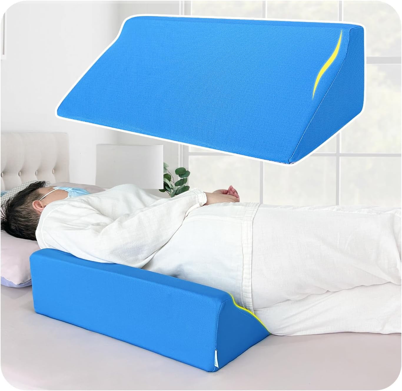Bed Wedge Pillow For Sleeping Seniors Post Surgery Incline Pillow ...