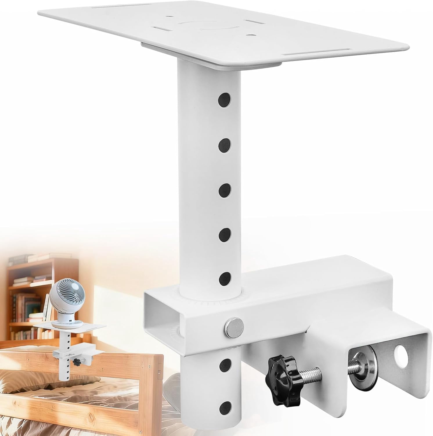 Bed fan bracket, adjustable height bunk bed fan bracket from 1.1-7.3 ...
