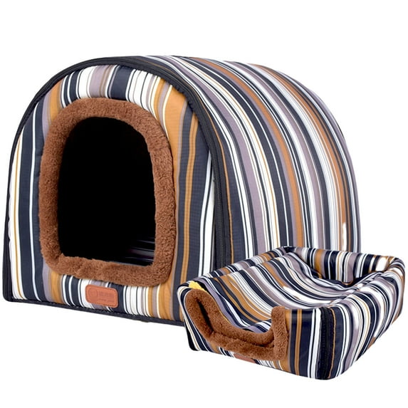 Bed for Indoor Small Dog Warm Bed House Pet Tent Bed Kitten Cave ...