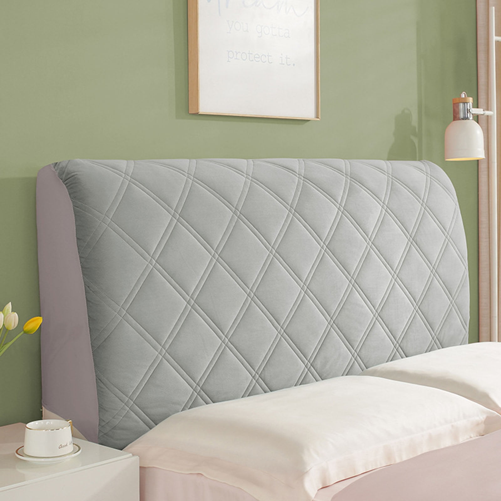 Bed headboard covers bed headboard cover, stretch bed headboard cover ...