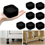 Bed risers heavy duty, stackable furniture risers adjustable, 1 inch ...
