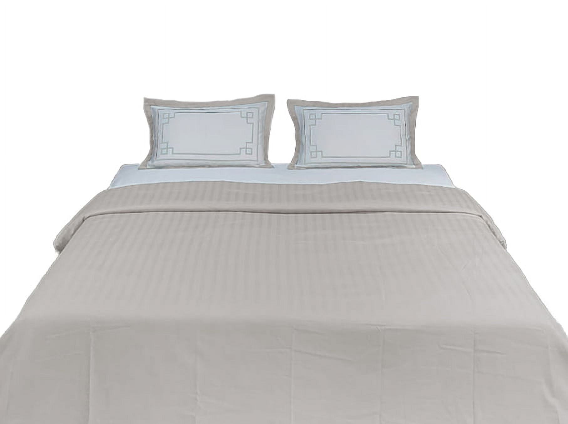 BedDecor Greek Key Monogram Embroidery Design Stripe Pattern cotton ...