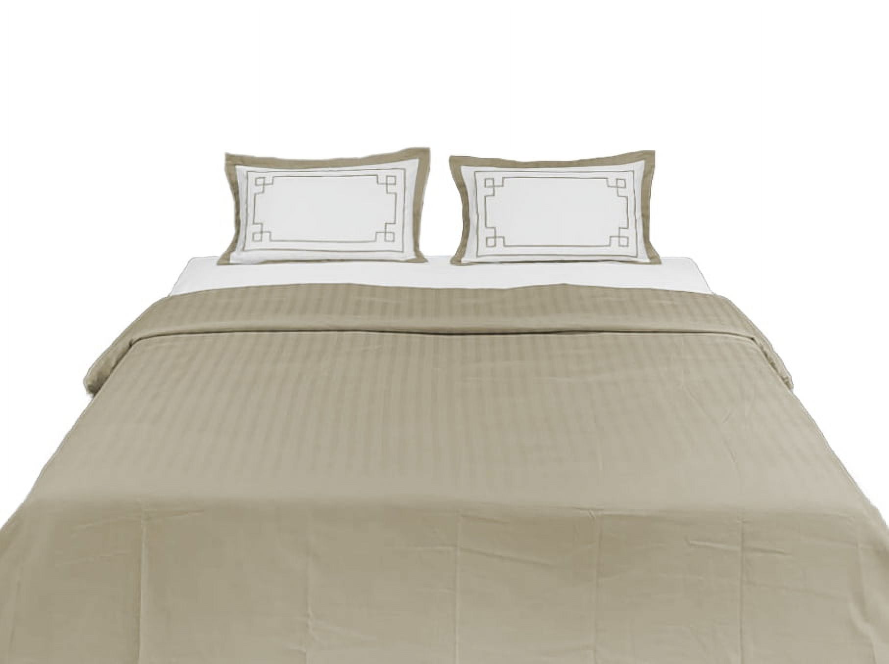 BedDecor Greek Key Monogram Embroidery Design Stripe Pattern cotton ...