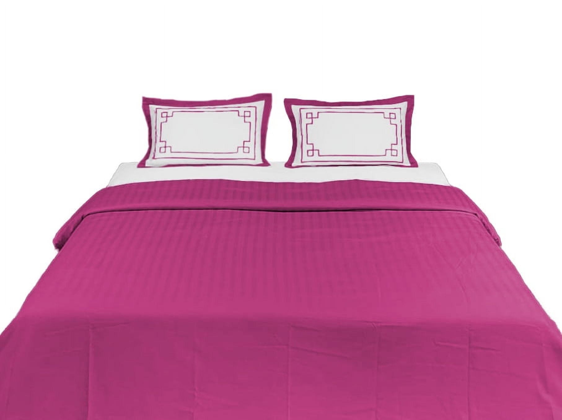 BedDecor Greek Key Monogram Embroidery Design Stripe Pattern cotton ...