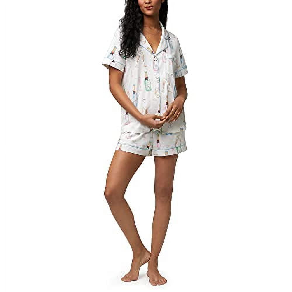 BedHead - Stretch Shorty PJ Set - Champagne Wedding - Large - Walmart.com