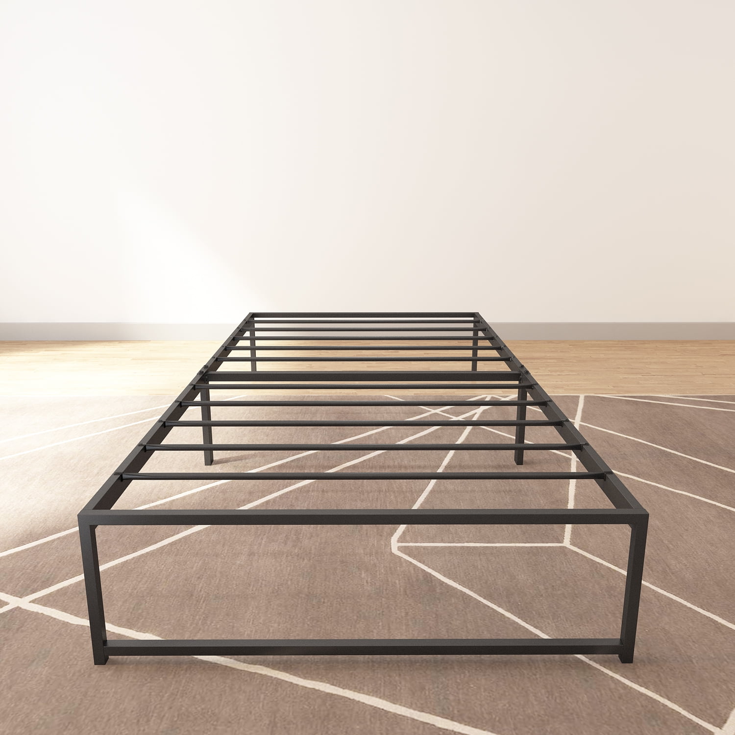 BedStory Twin Size 12-Inch Heavy-Duty Steel Bed Frame for Teenagers ...