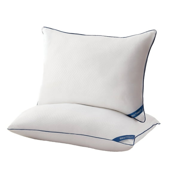 Bed Pillows for Sleeping Queen Size (White), Set of 4, Cooling Hotel ...