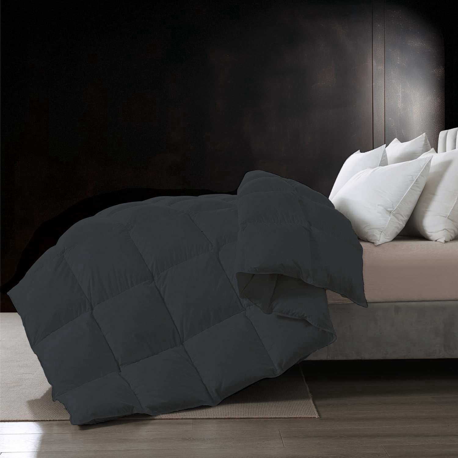BedTreat Goose Feather Down Comforter Twin Size, Luxury Hotel Bedding ...