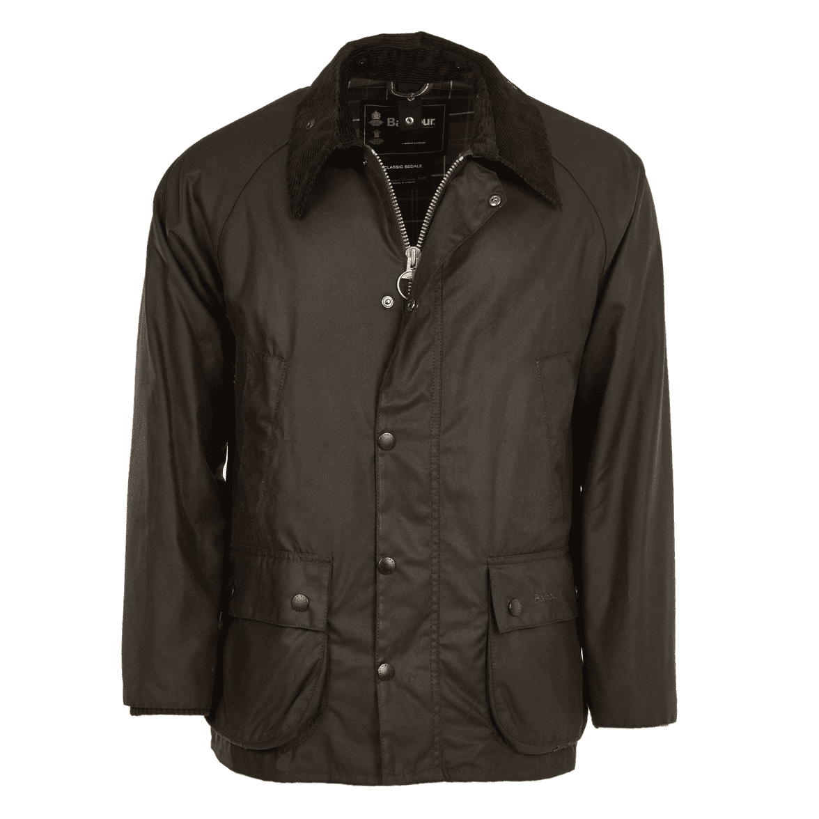Barbour Bedale Wax Jacket - Olive - Walmart.com