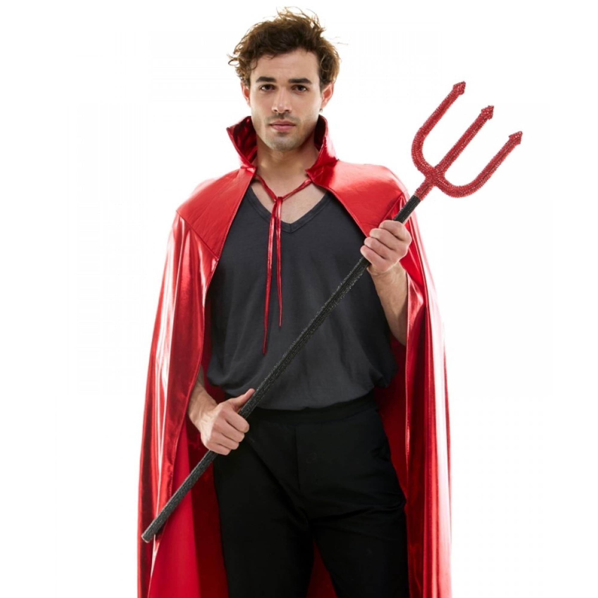 Bedazzled Rhinestone Devil Pitchfork Adult Costume Accessory - Walmart.com