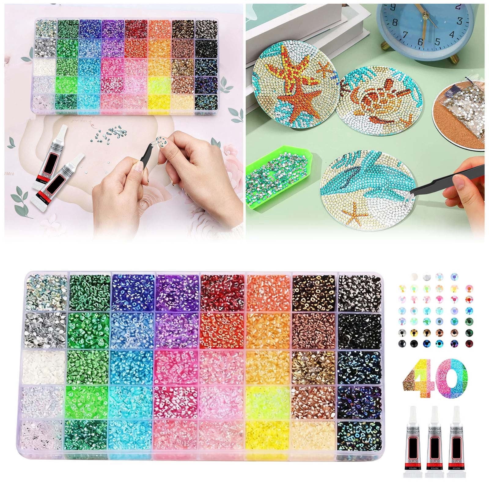 Bedazzling Kit,Colorful DIY Resin Rhinestone kit,2026 New Bedazzling ...