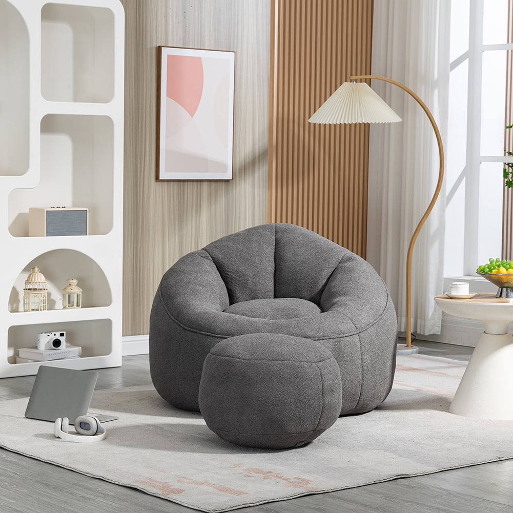 Bedding Bean Bag Sofa Chair, High Pressure Foam Bean Bag Chair with ...