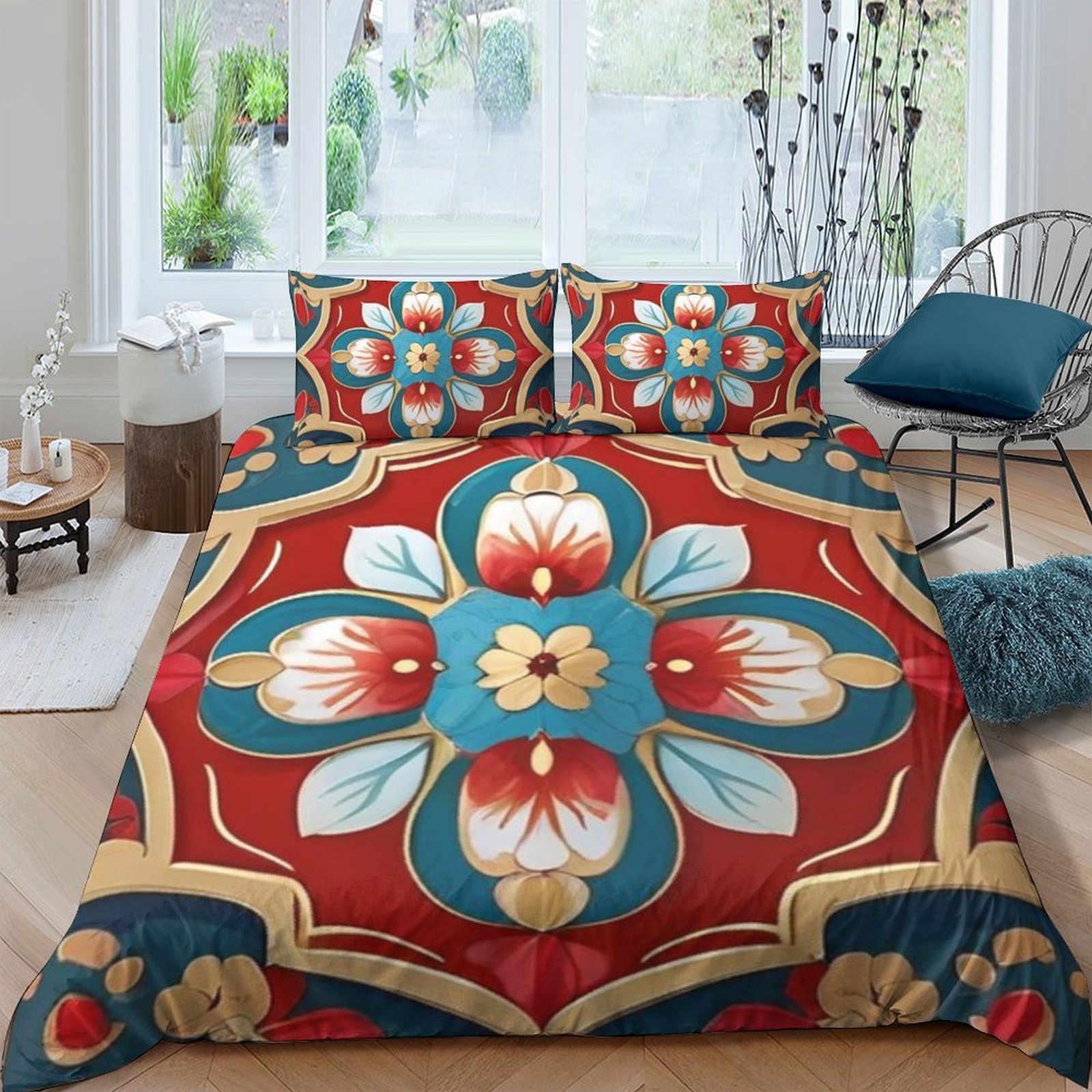 Bedding Cover Set Bohemia Quilt Cover Duvet Cover Set Adult Highend
