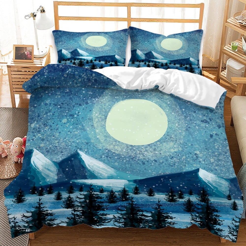 Bedding Cover Sets Luxury Home Bedclothes Scenery Duvet Cover Set ...