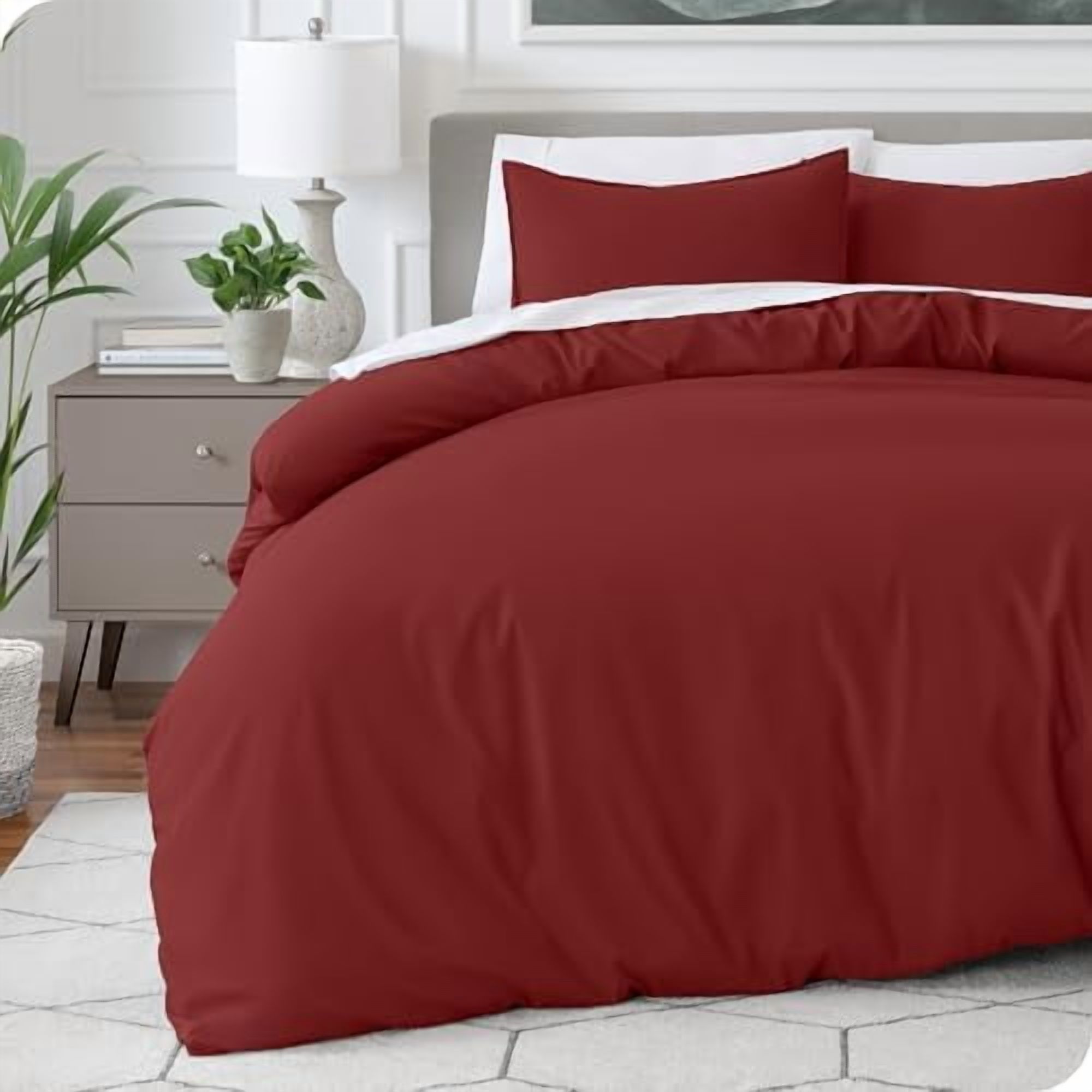 Bedding Duvet Cover Queen Size - Premium 1800 Super Soft Collection ...