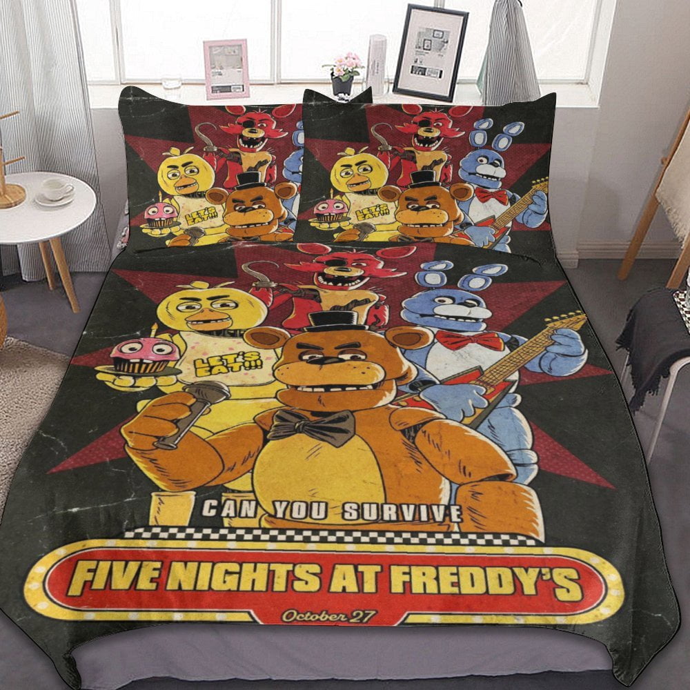 Bedding Duvet Cover Set of Kids, Five Nights At Freddy's Comforter ...