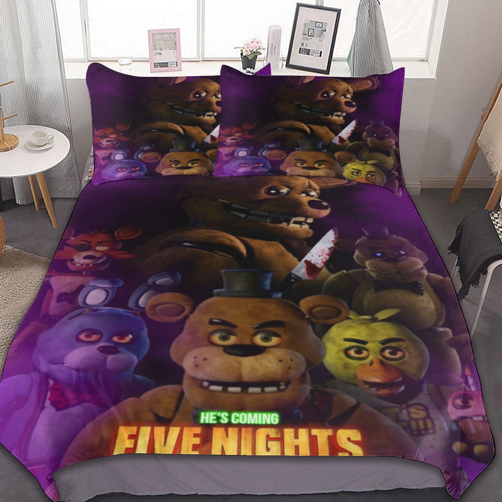 Bedding Duvet Cover Set of Kids, Five Nights At Freddy's Comforter ...