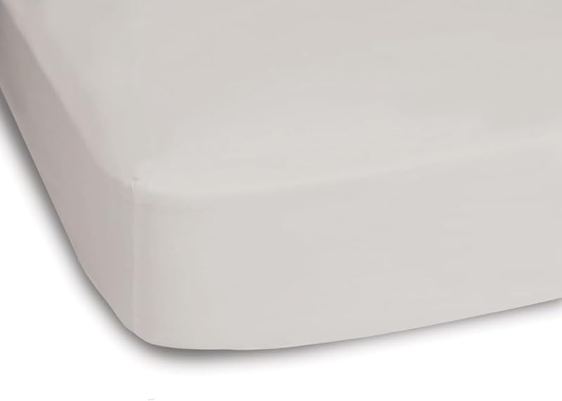 Bedding Fitted Bottom Sheet with New Elastic Grip 4 Corner Straps for ...