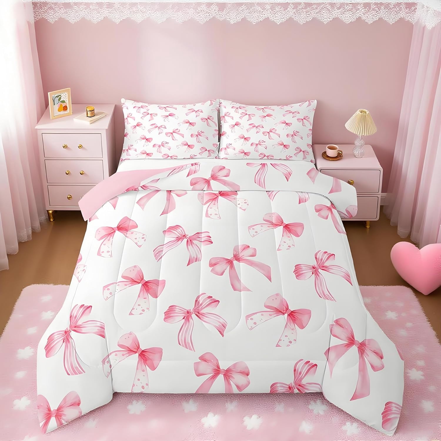 Bedding Pack for Kids Boys Girls Full Size Cute Dreamy Princess Style ...