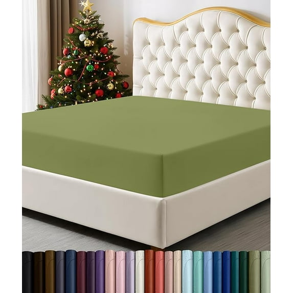 Bedding Queen Fitted Sheet - Bottom Sheet - Deep Pocket - Soft ...