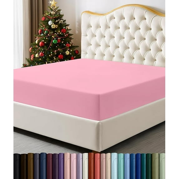 Bedding Queen Fitted Sheet - Bottom Sheet - Deep Pocket - Soft ...