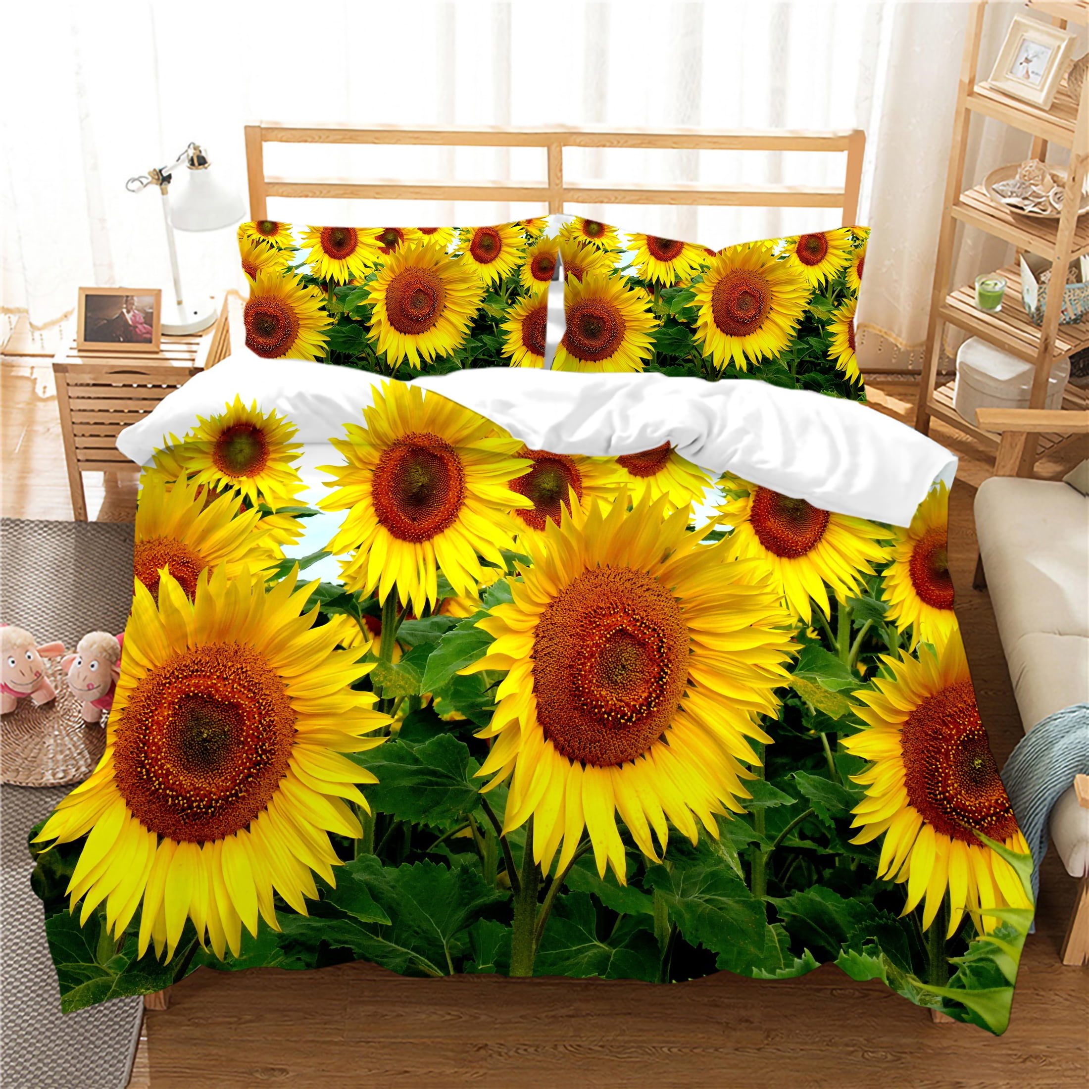 Bedding Set 3D Printing Duvet Covers Flower Home Textiles Children ...