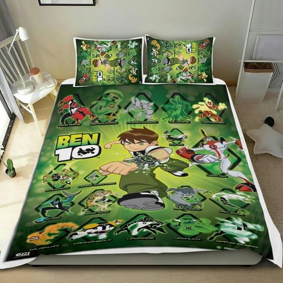 3 Piece Bedding Set Big Small B-ang The-0r Comforter Cover Set Cute ...