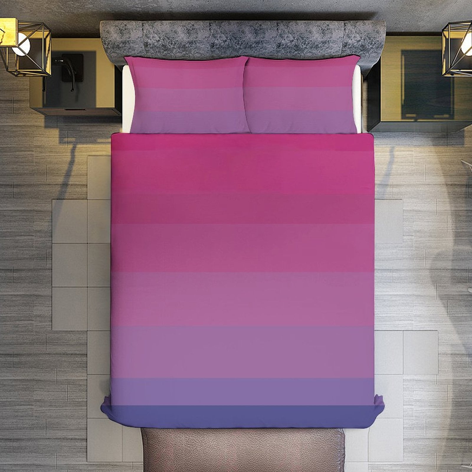 Bedding Set Bisexual Pride Flag Duvet Cover Pillowcase Bedroom ...