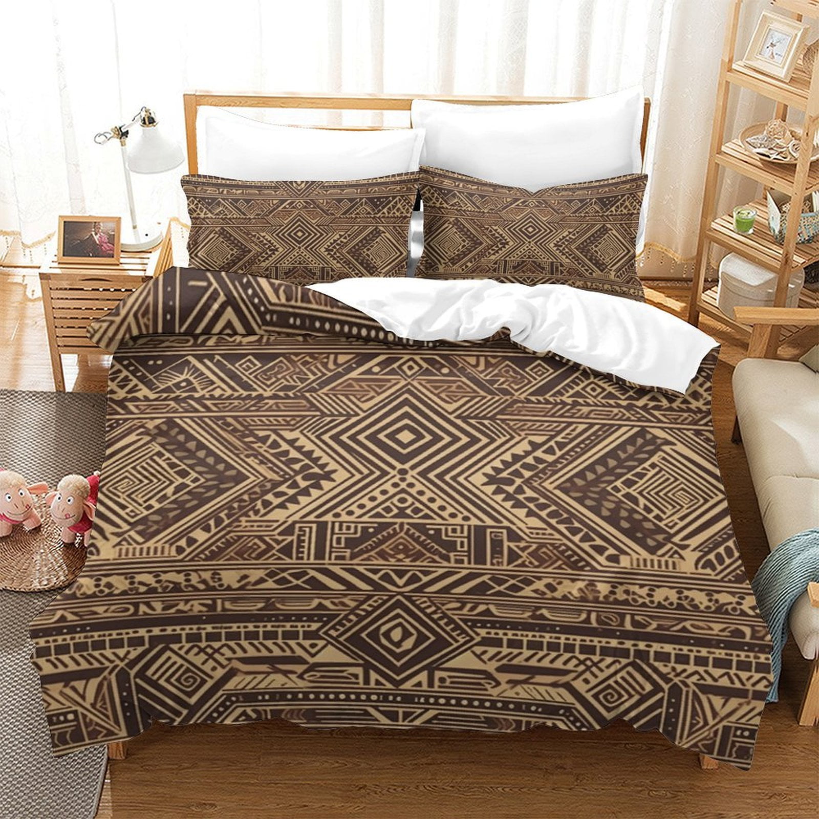 Bedding Set Bohemian Quilt Cover Comforter Cover Pillocase Luxury Bedroom Decor Bedspreads,Queen ...