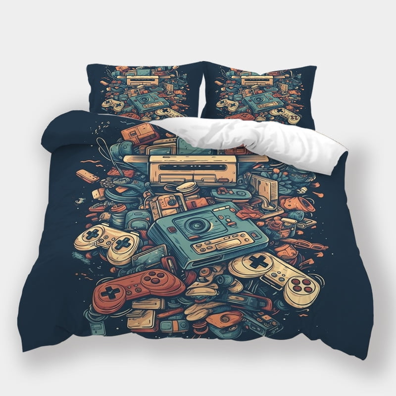 Bedding Set Comforter Cover Pillowcase Game Handle Printed Bedspreads ...