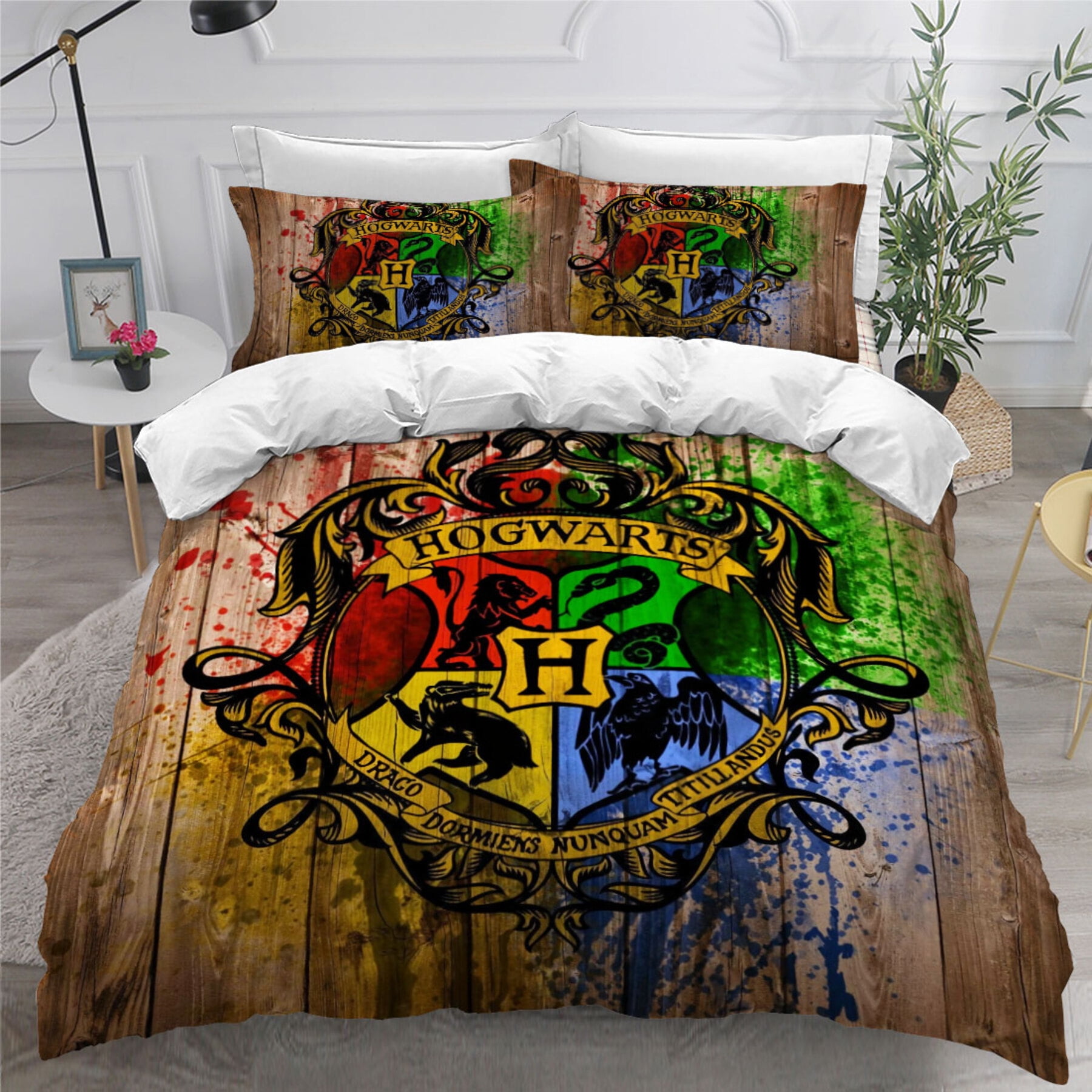 Bedding Set Enchanting Design with Bold Colors & Magical Accents ...