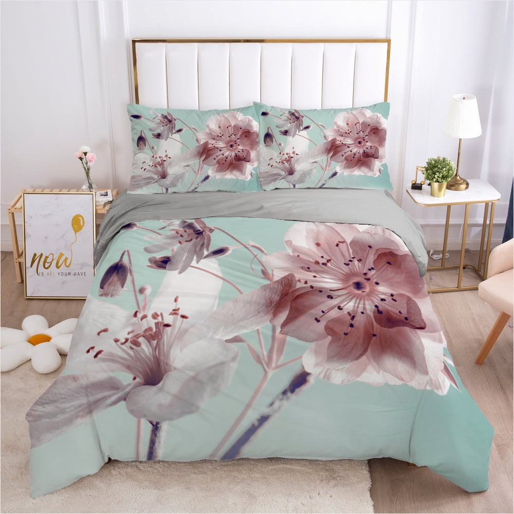 Bedding Set King/ Size Duvet Cover Pillowcases Comforter Quilt Blanket ...