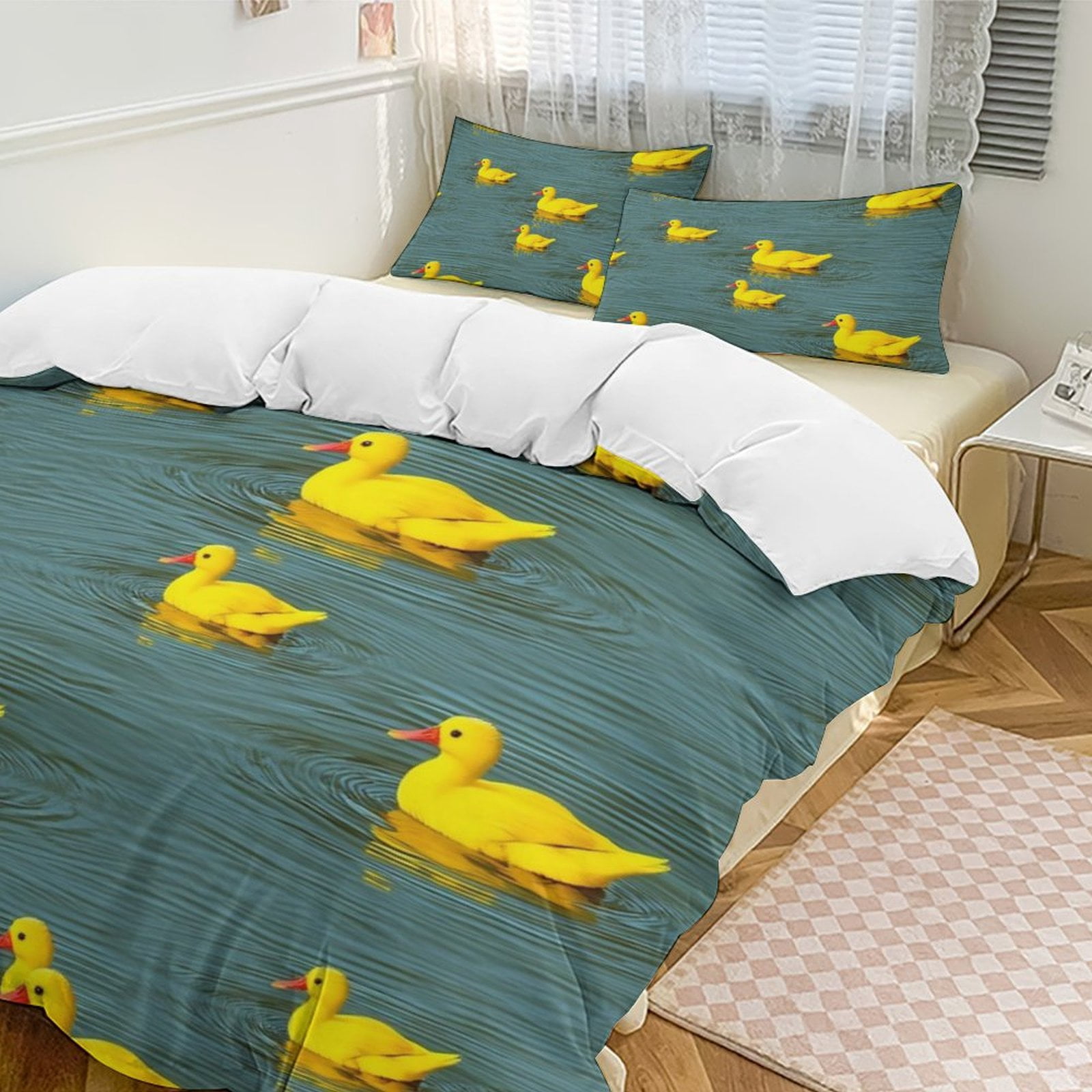 Bedding Set Rubber Duck Duvet Cover Set Comforter Cover Ultra-Soft ...
