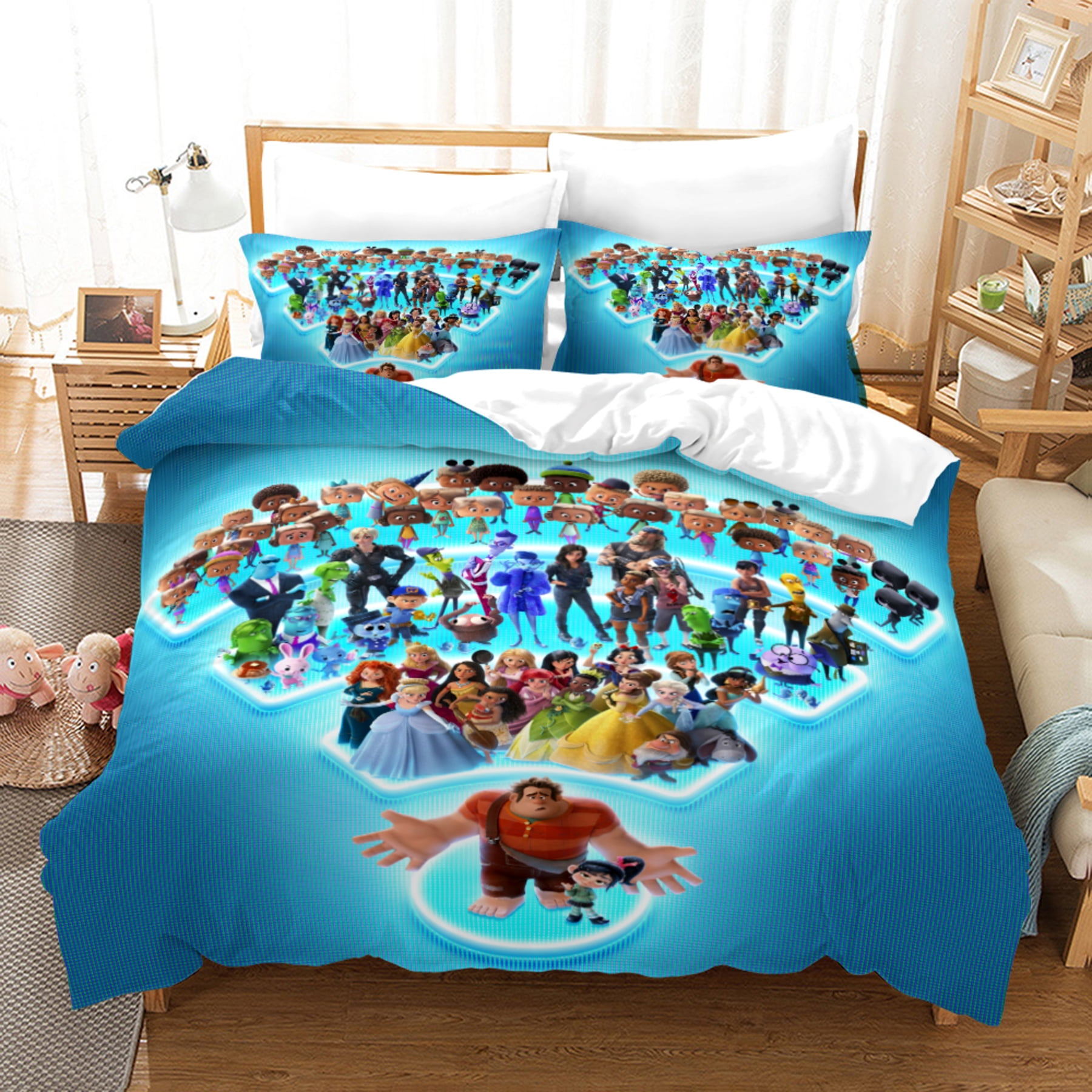 Bedding Set Vibrant Design Featuring & Iconic Characters - Walmart.com